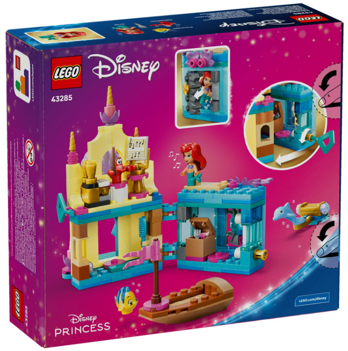 LEGO Disney 43285 Arielles Magisches Mini-Schloss